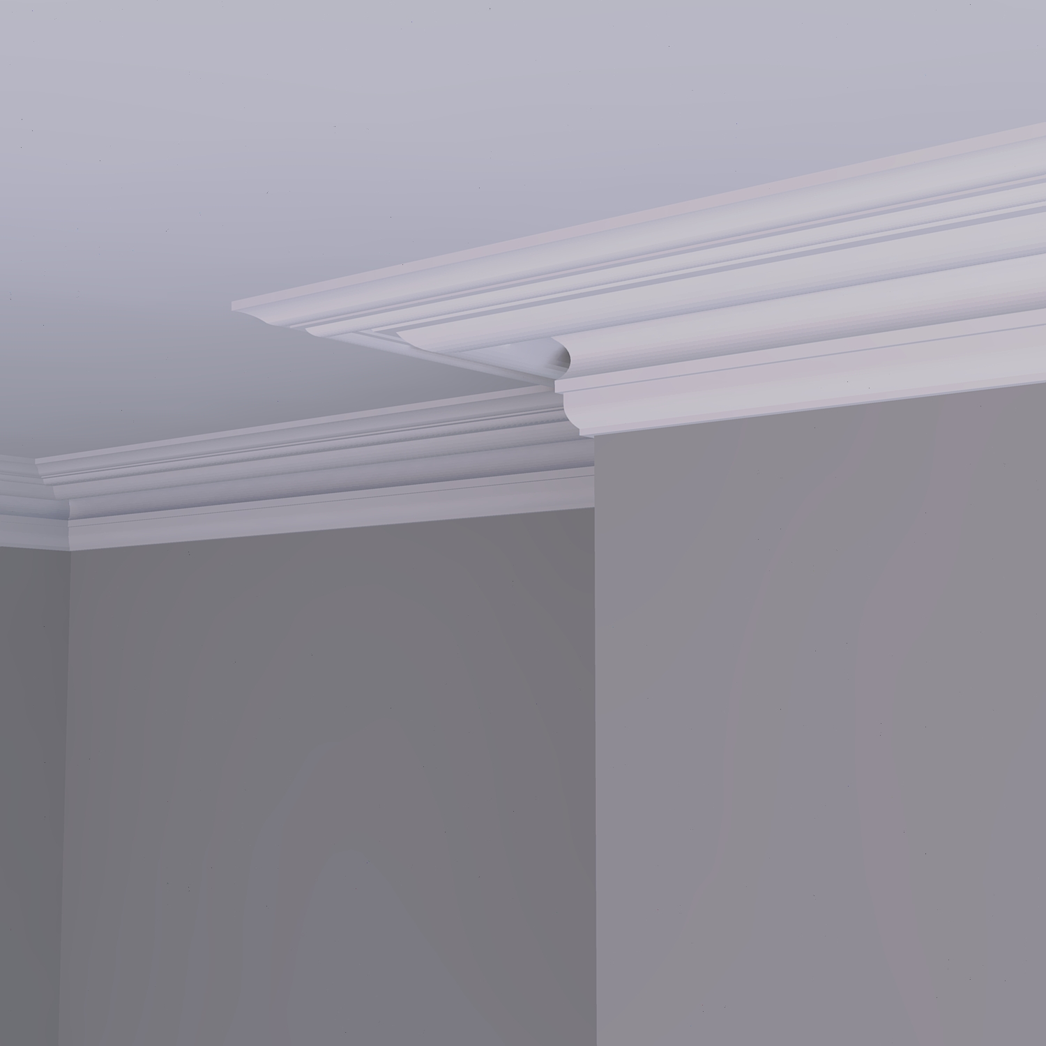 Victorian Swan Neck Cornice - C140 Victorian Cornice Company