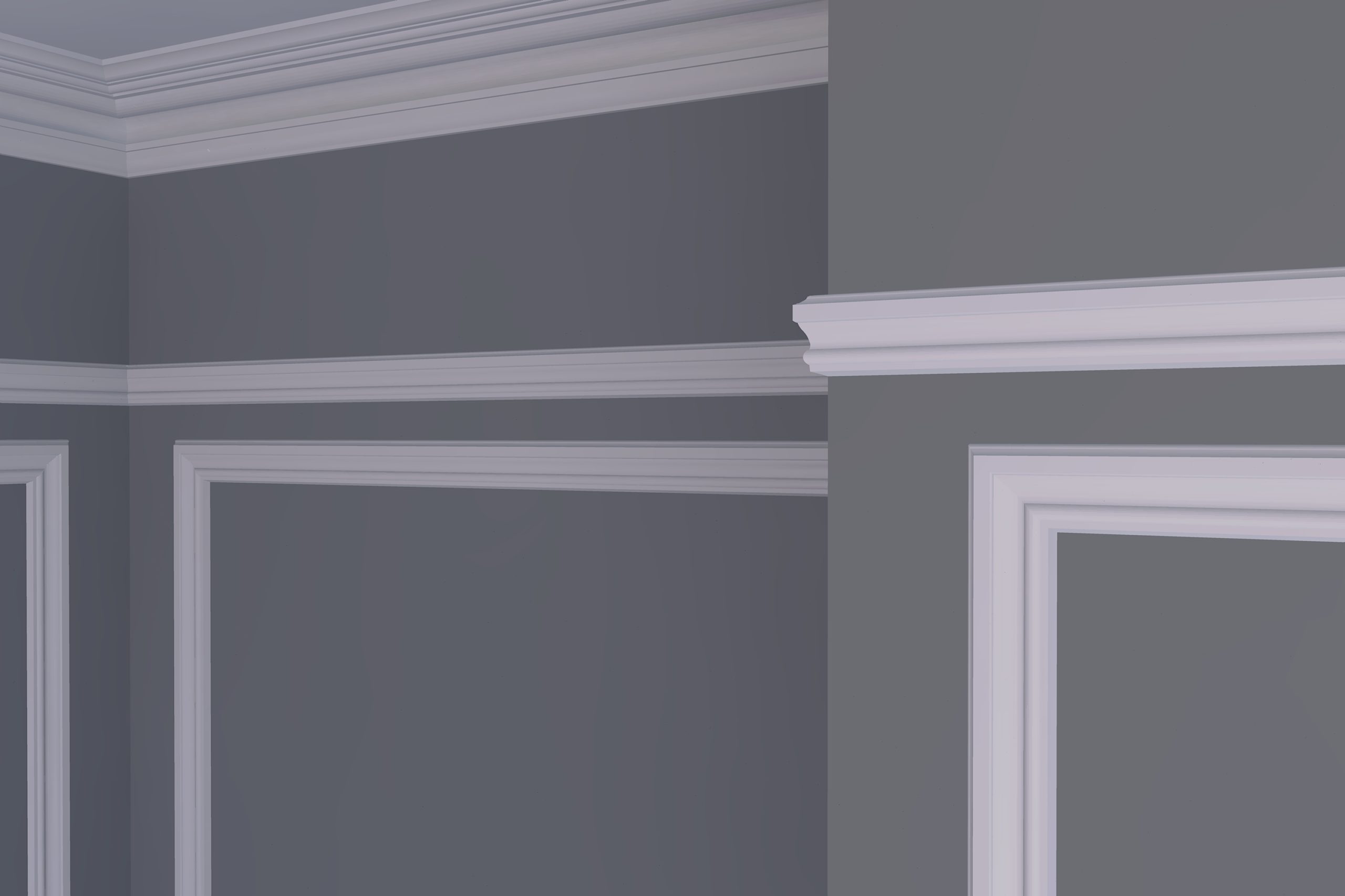 P17 Plaster Dado Rail - Victorian Cornice Company