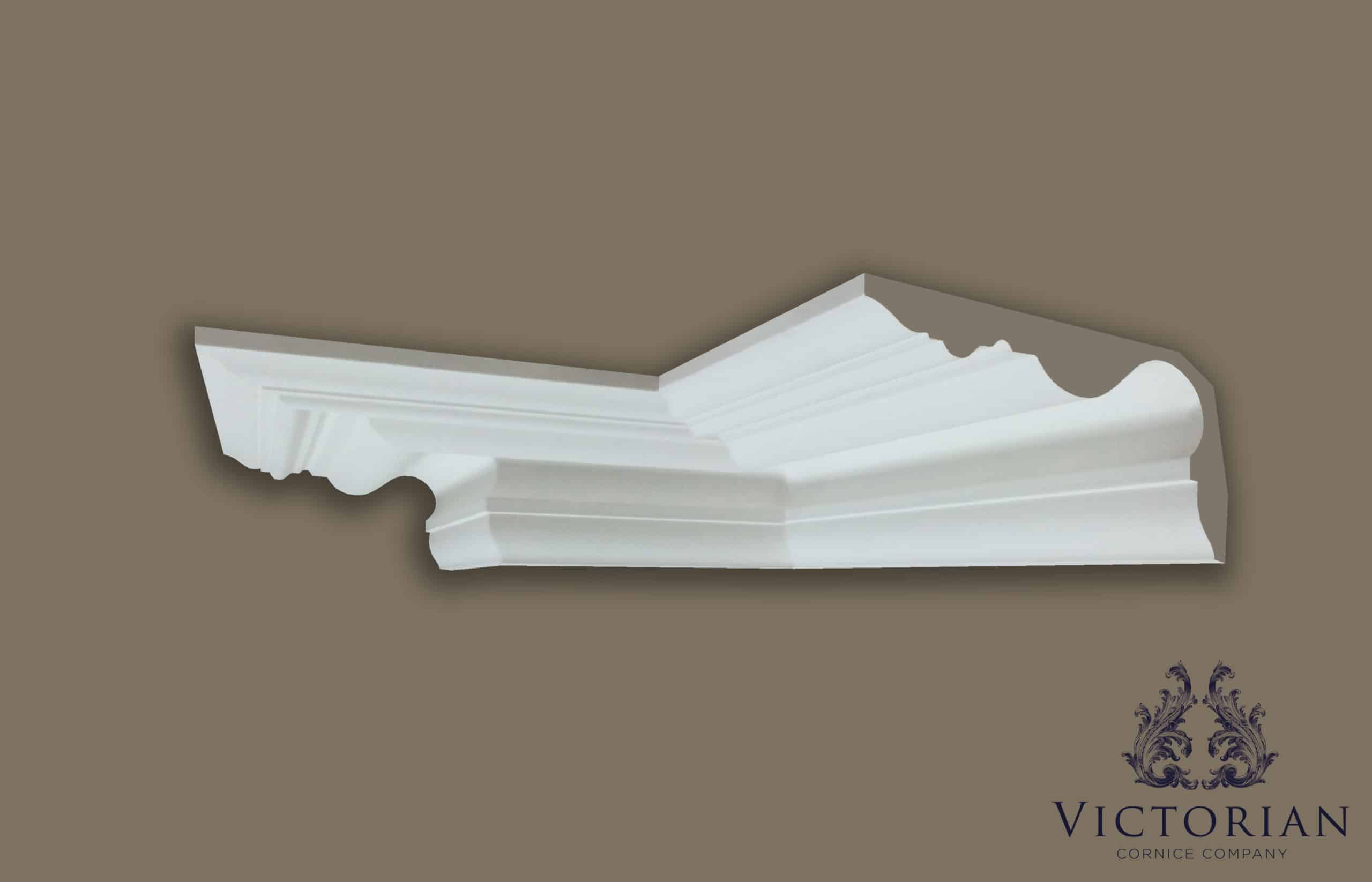 Victorian Swan Neck Cornice - C168 Victorian Cornice Company